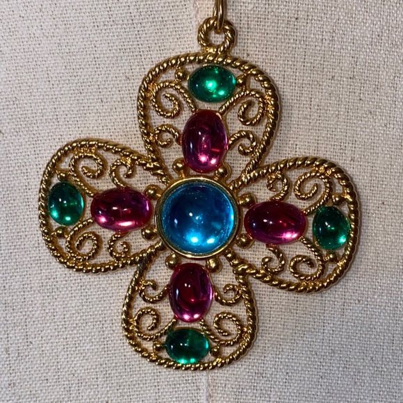 Napier | Jewelry | Rare Vintage Napier Cabochon Necklace With Pendant ...